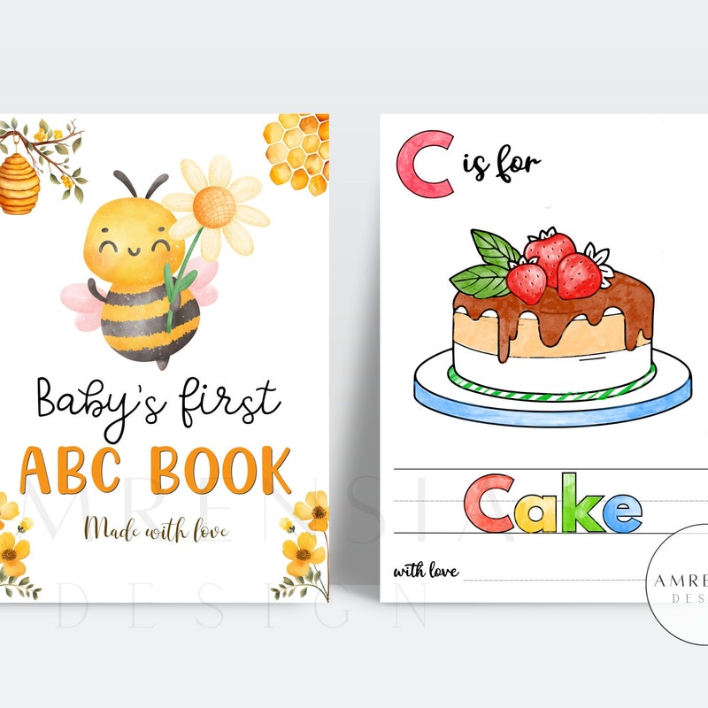 Honey Bee Alphabet - Etsy