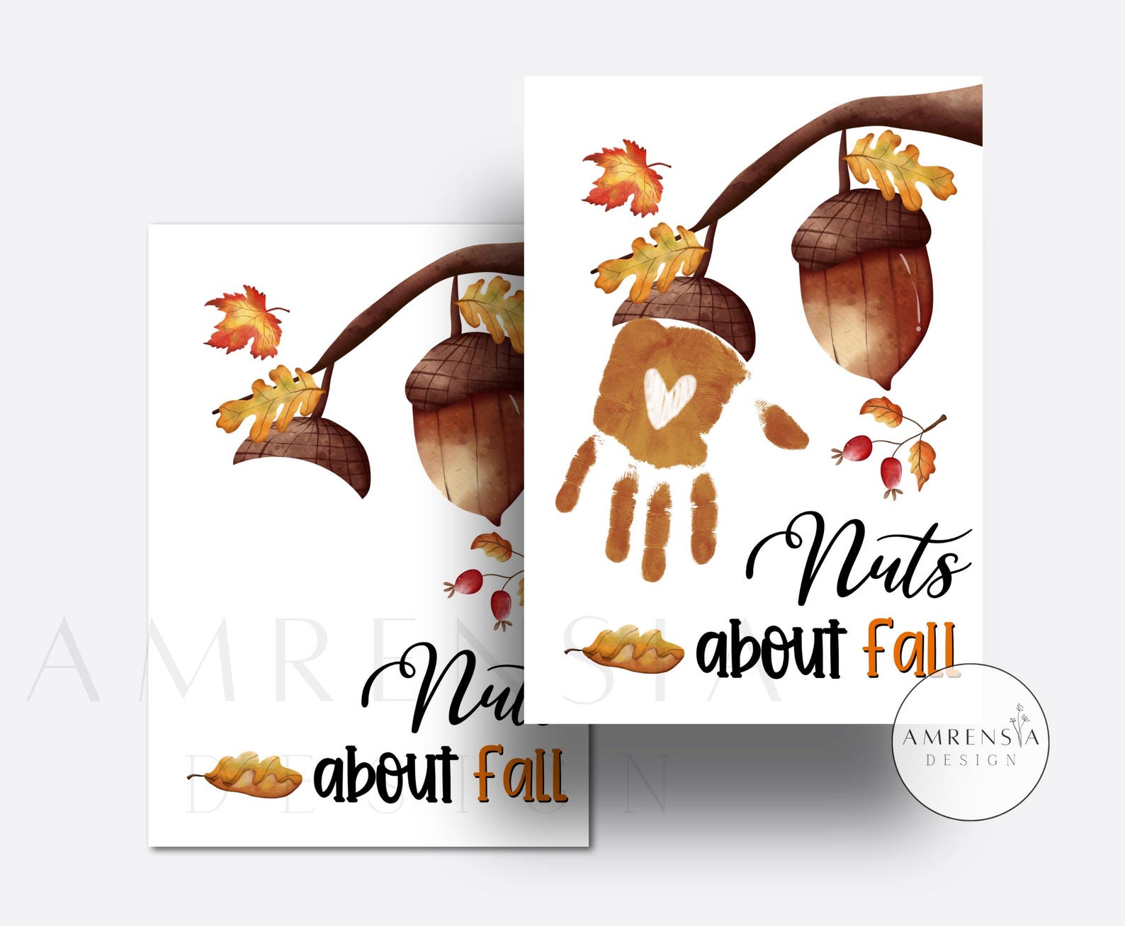 Nuts About Fall, Fall Handprint Art, Fall Autumn Vibes, Keepsake Craft ...