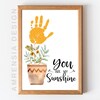 Teacher Appreciation Handprint Art, Flower for Teacher, Thank You ...