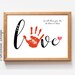 Valentine Handprint Art, LOVE Printable Template for Prek, Preschool ...