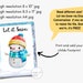 Bundle Snowman Footprint Art, Snowman Craft, Christmas Home Decoration ...