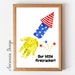 Happy 4th of July, Easy Handprint Craft, Handprint Art for Toddler ...