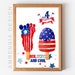 God Bless America, Easy Handprint Craft, Handprint Art for Toddler ...