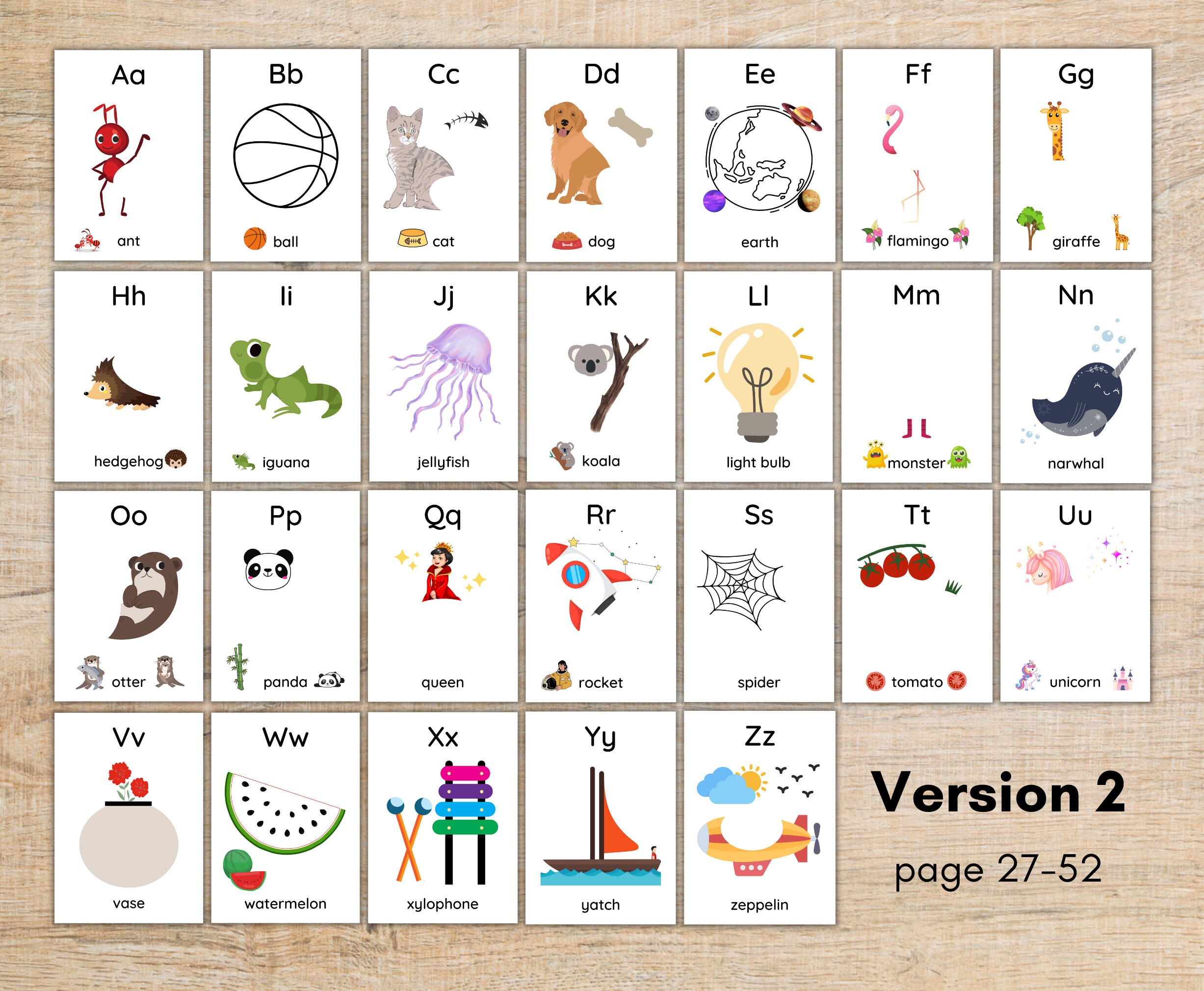 My Handprint Alphabet Book Alphabet Handprint Art Baby - Etsy UK