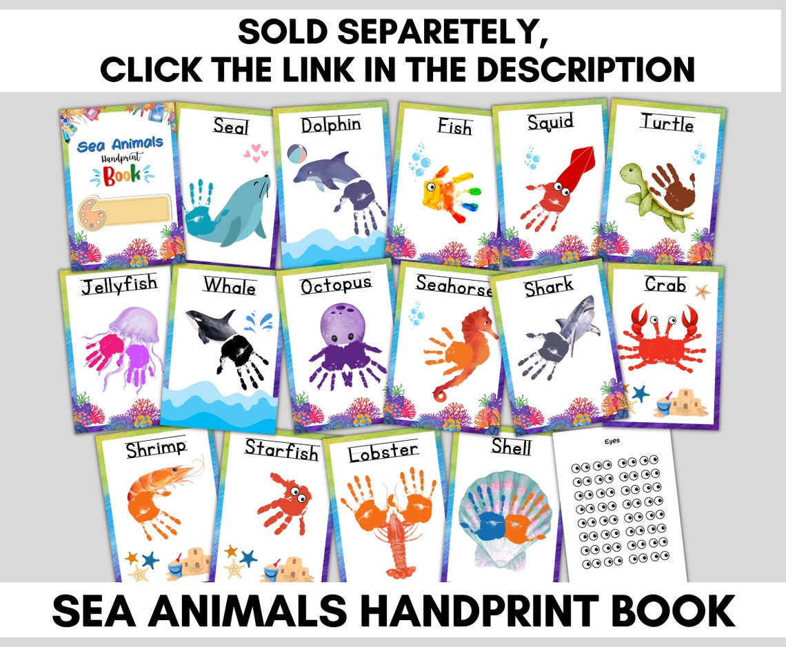 Handprint Memory Book Printable for Prek Preschool - Etsy