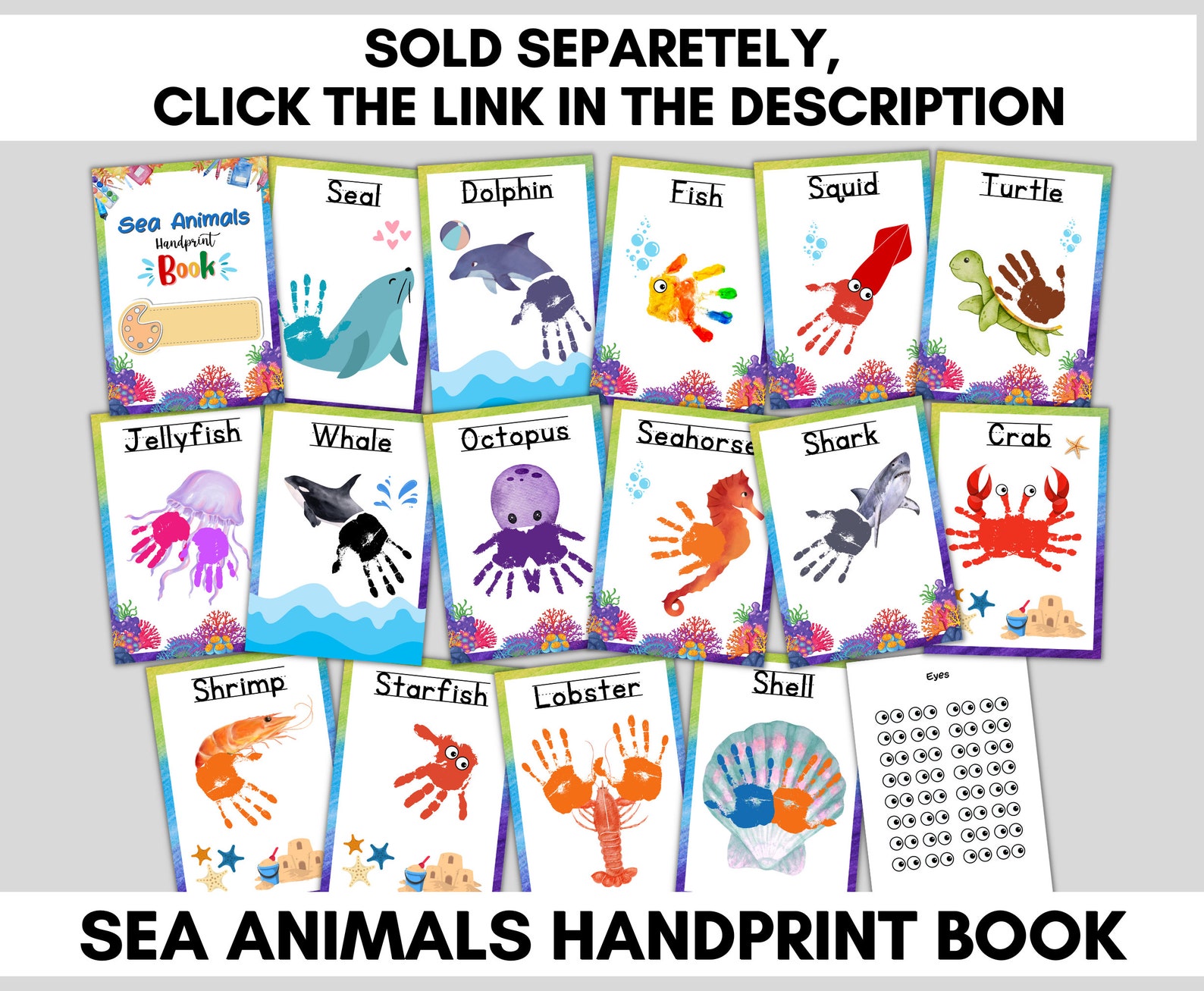 Handprint Memory Book Printable for Prek Preschool - Etsy UK