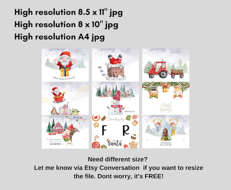 9 Design BUNDLE Christmas Craft Handprint Footprint Art - Etsy