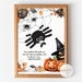 Spider Halloween Poem, Halloween Handprint Art, Happy Halloween ...