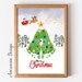 Christmas Tree Handprint Art, Footprint Art Winter Craft, Home ...