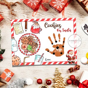 Christmas Handprint Art Bundle, Printable Kids Craft for Toddlers ...
