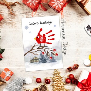 Seasons Tweetings Winter Handprint Art Winter Handprint - Etsy