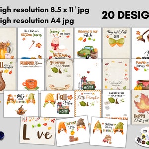 BUNDLE Handprint Craft Autumn Fall Activity Printable - Etsy