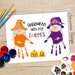 Halloween GNOMES Handprint Art, Happy Halloween Keepsake Craft ...