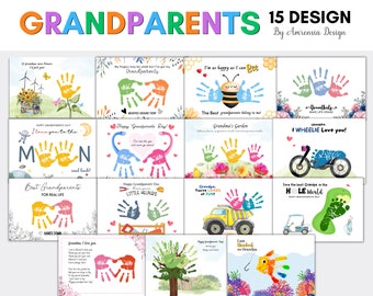 Grandparents Day Handprint Keepsake, Happy Grandparents Day, Grandma ...