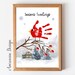 Seasons Tweetings Winter Handprint Art, Winter Handprint Craft, Home ...