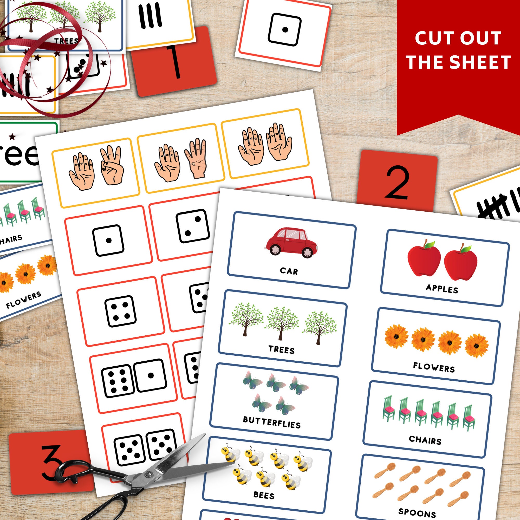 Learn Number Toddler 1-10 EYFS Resources STEM Activity - Etsy