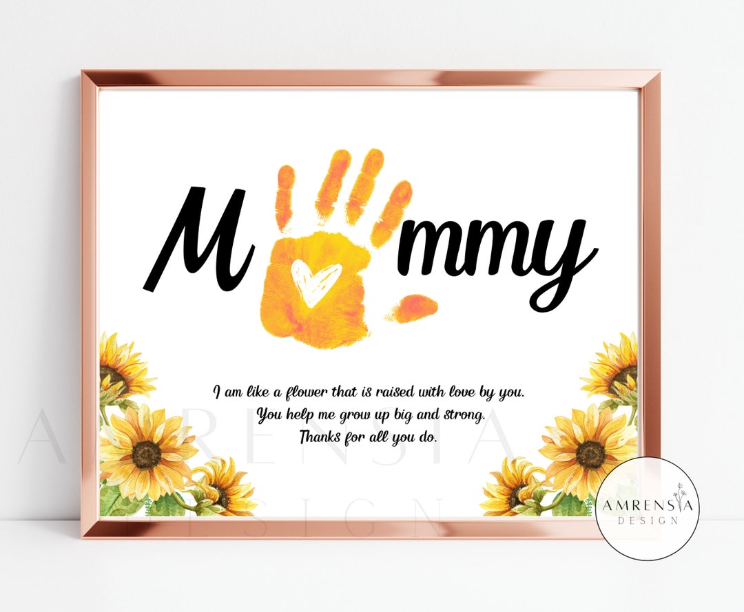 Perfect Gift for Mom Mum Mommy on Mother's Day Birthday, Sunflower Poem ...