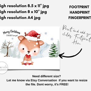 25 Design BUNDLE Christmas Craft Handprint Footprint Finger Art ...