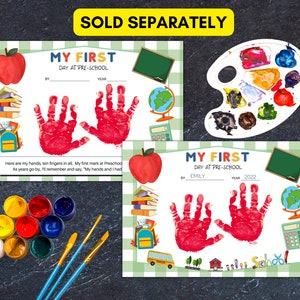 Pencil Handprint Art Back to School Poem Craft (Download Now) - Etsy