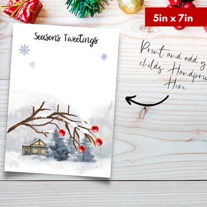 Christmas Handprint Art Bundle, Holiday Handprint Keepsake for Babies ...