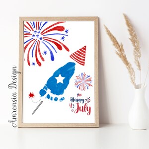 Bundle Easy Handprint Craft for Independence Day Happy 4th of July ...