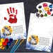 The Kissing Hand Book Raccoon, My First Day of Preschool Handprint Art ...