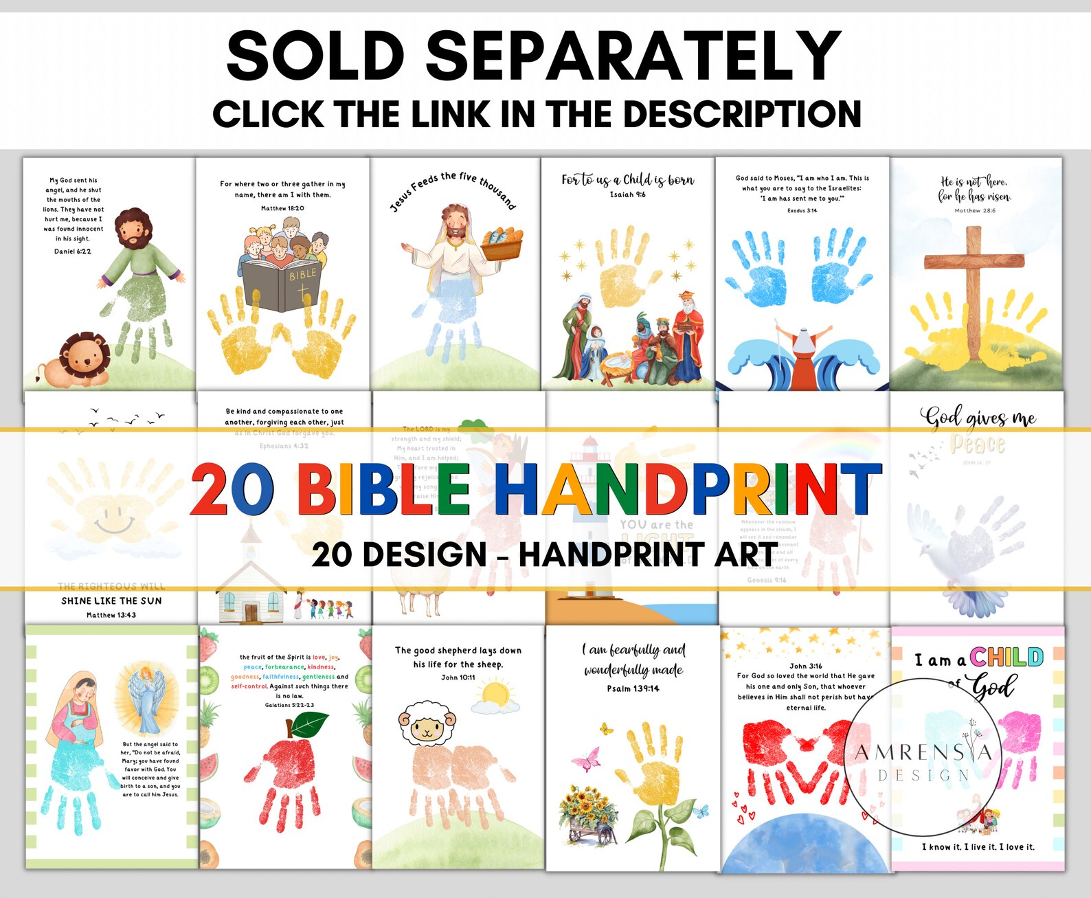 A-Z BIBLE Handprint Book, Alphabet Handprint Art, Baby Toddler Child ...