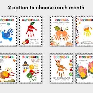 Handprint Memory Book Printable for Prek, Preschool Kindergarten 1st ...