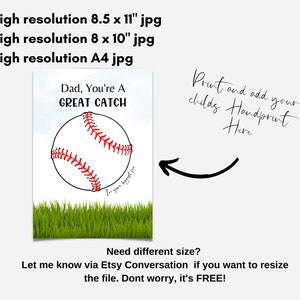 Dad, You Are a Great Catch, Father's Day Gift for Dad, Gift From Aby ...