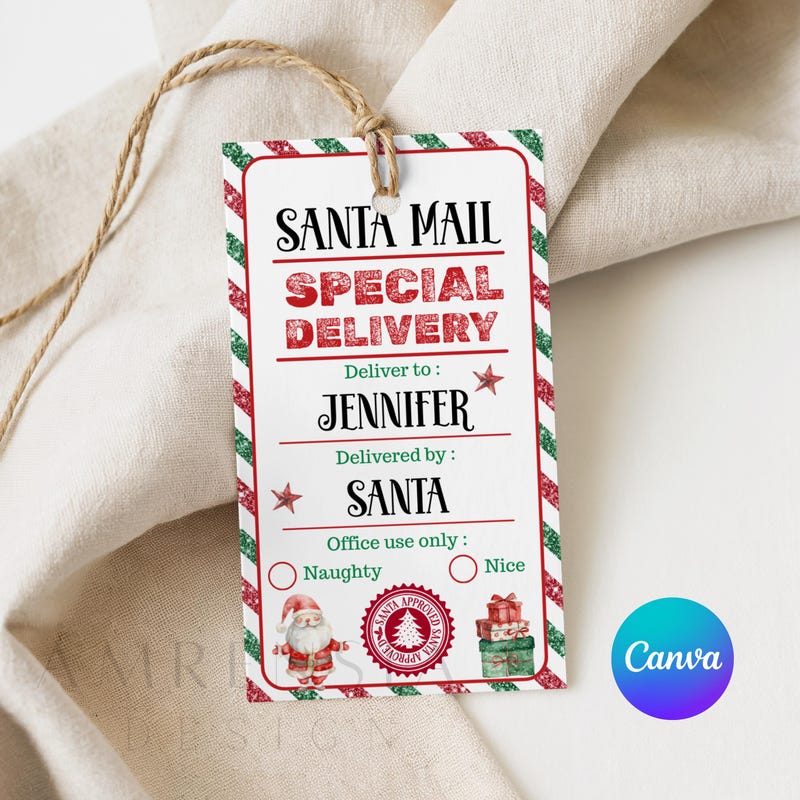 Naughty or Nice Tags - Etsy