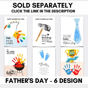 Father's Day Handprint Craft, to the King of Grill, Father's Day Craft ...