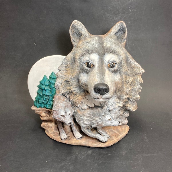 Ceramic Wolf Head - Etsy