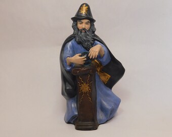 Ceramic Wizard Statue - Etsy