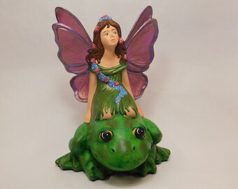 Fairy Riding Frog | Etsy
