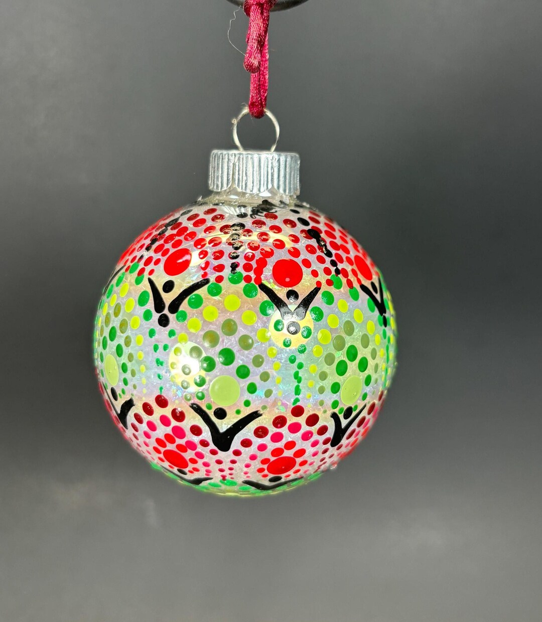 Unique, Beautiful, and One of a Kind Black, Green, and Red Fancy Wrap ...