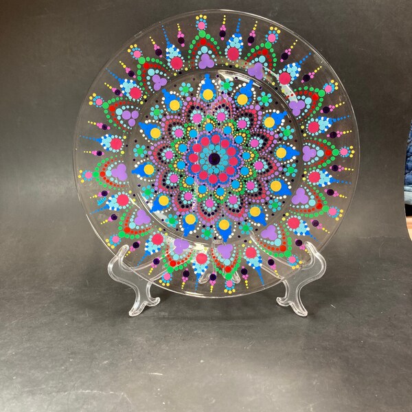 Mandala Plate - Etsy