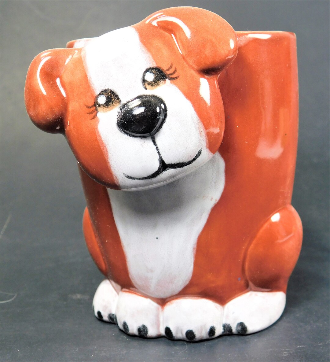 Hand Painted Ceramic Dog Mug, Made in USA - Etsy