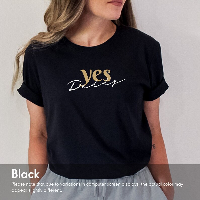 Yes Daddy Shirt Daddys Girl Tshirt For Your Susmissive Shr01 Etsy