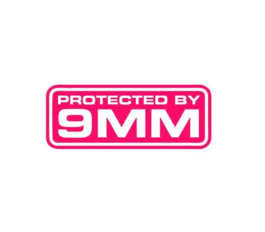 Protected by 9mm Gun Pistol Custom Precision Die Cut | Etsy