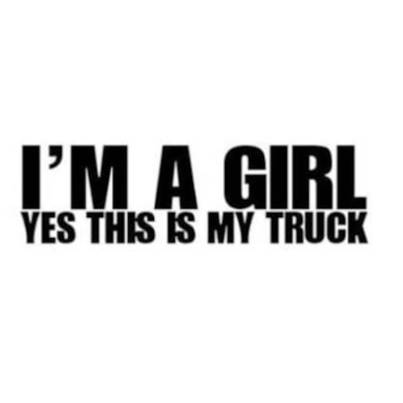 Girl Truck Decals - Etsy