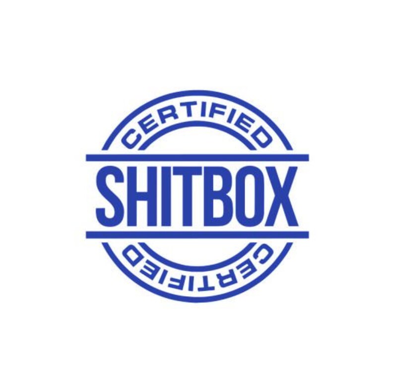 Certified Shitbox Custom Precision Die Cut Vinyl Decal - Etsy