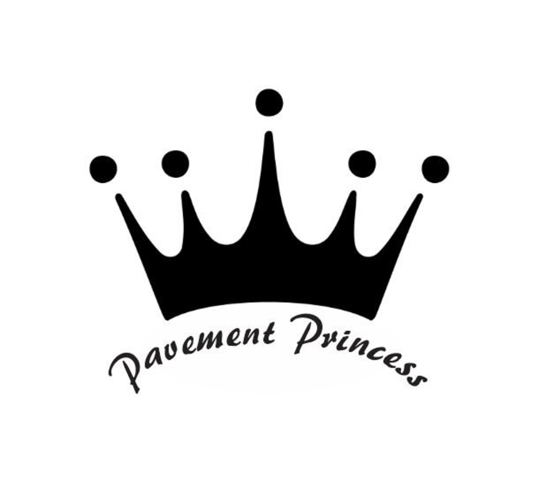 Pavement Princess | Custom Precision Die Cut Vinyl Decal | Sticker - Etsy
