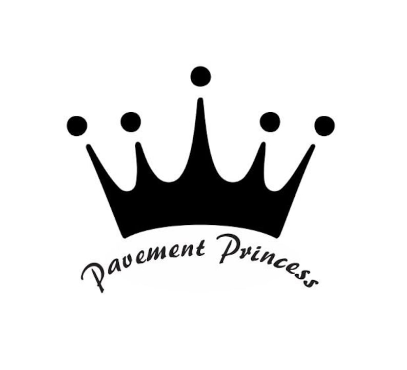 Pavement Princess | Custom Precision Die Cut Vinyl Decal | Sticker - Etsy