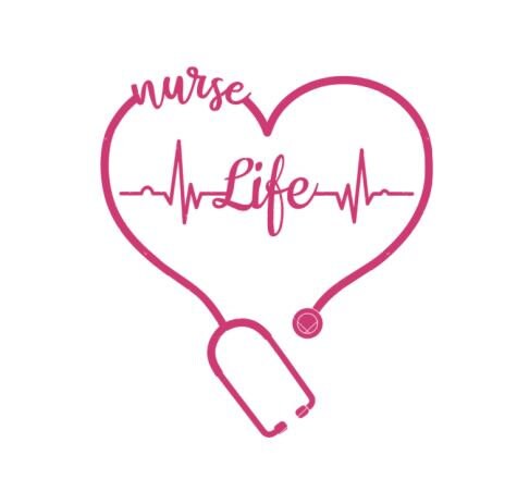 Nurse Life Stethoscope Heart Love Heartbeat Custom - Etsy