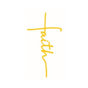 Faith | Cross | Custom Precision Die Cut Vinyl Decal | Sticker - Etsy