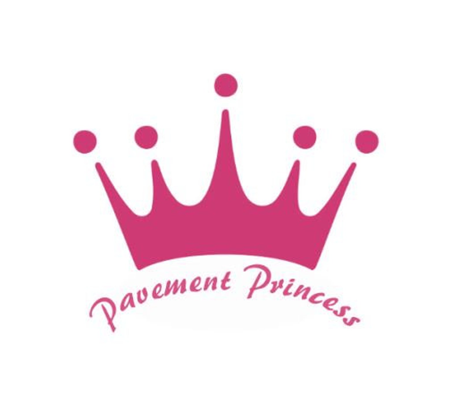 Pavement Princess | Custom Precision Die Cut Vinyl Decal | Sticker - Etsy