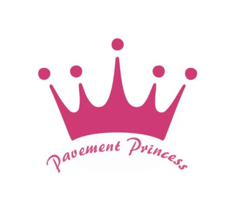 Pavement Princess | Custom Precision Die Cut Vinyl Decal | Sticker - Etsy