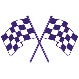 Racing Flags | Race | Track | Finish Line | Custom Precision Die Cut ...