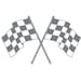 Racing Flags | Race | Track | Finish Line | Custom Precision Die Cut ...