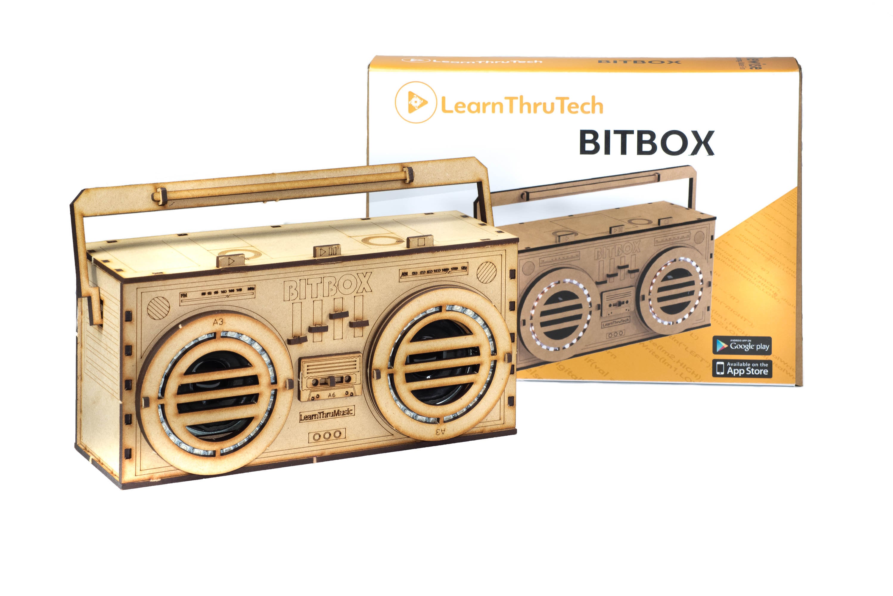 Learnthrutech Bluetooth Bitbox Boombox | STEM STEAM Kit Toy | Build ...